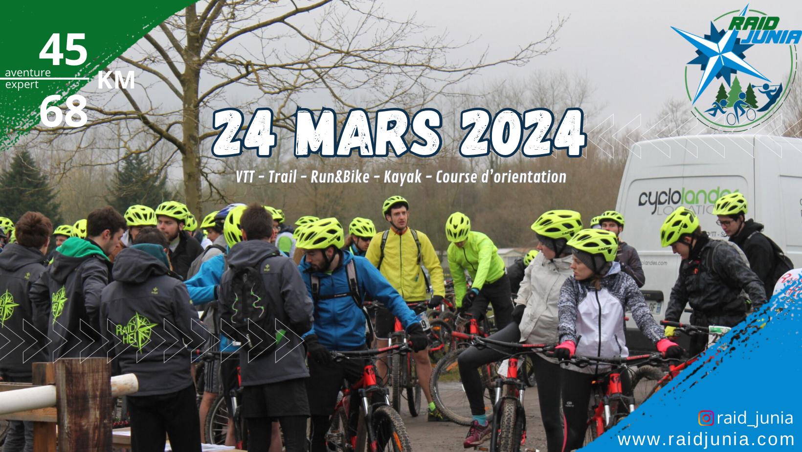 RDV en mars pour le RAID JUNIA 🚴