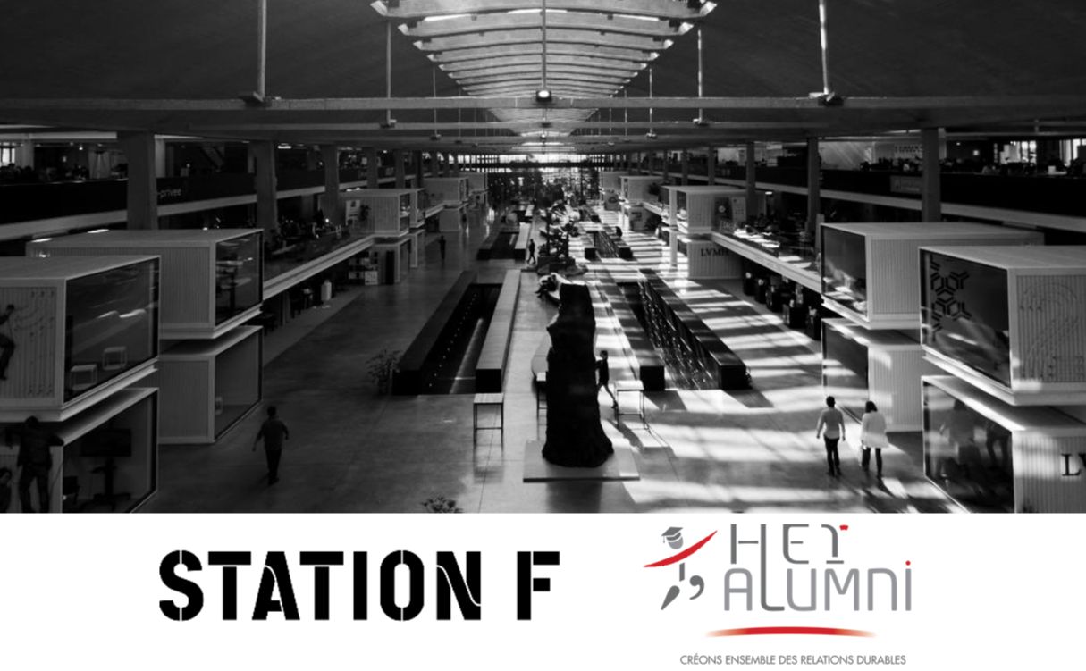 Visite de Station F à Paris