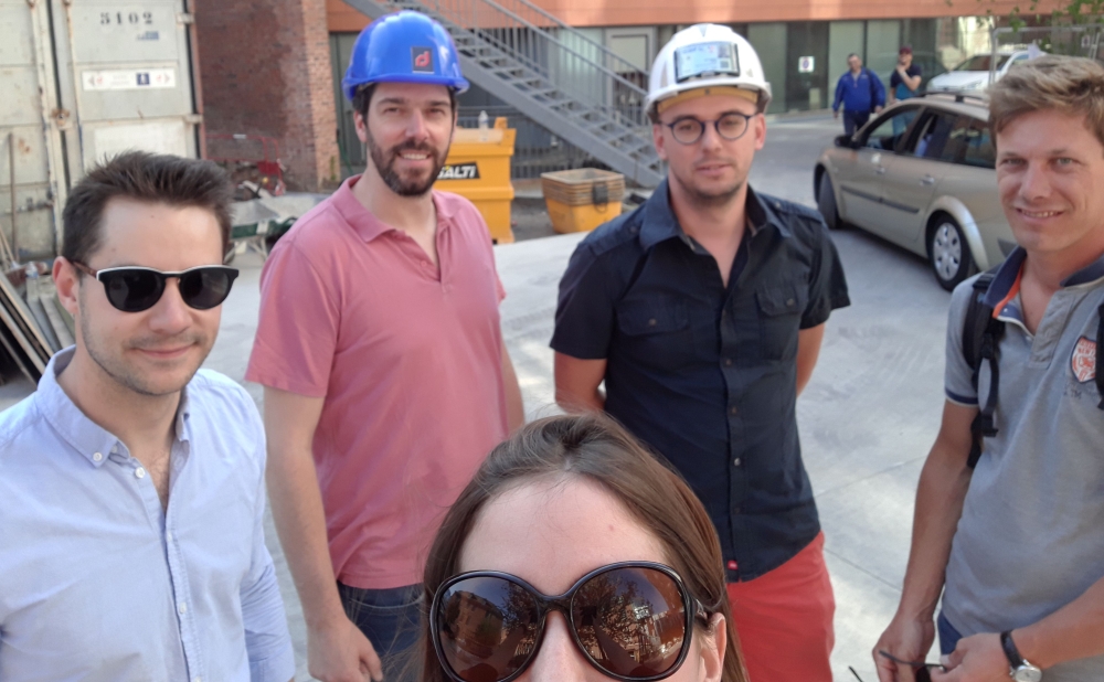 Visite du chantier SWAM à Lille avec Génération BTP